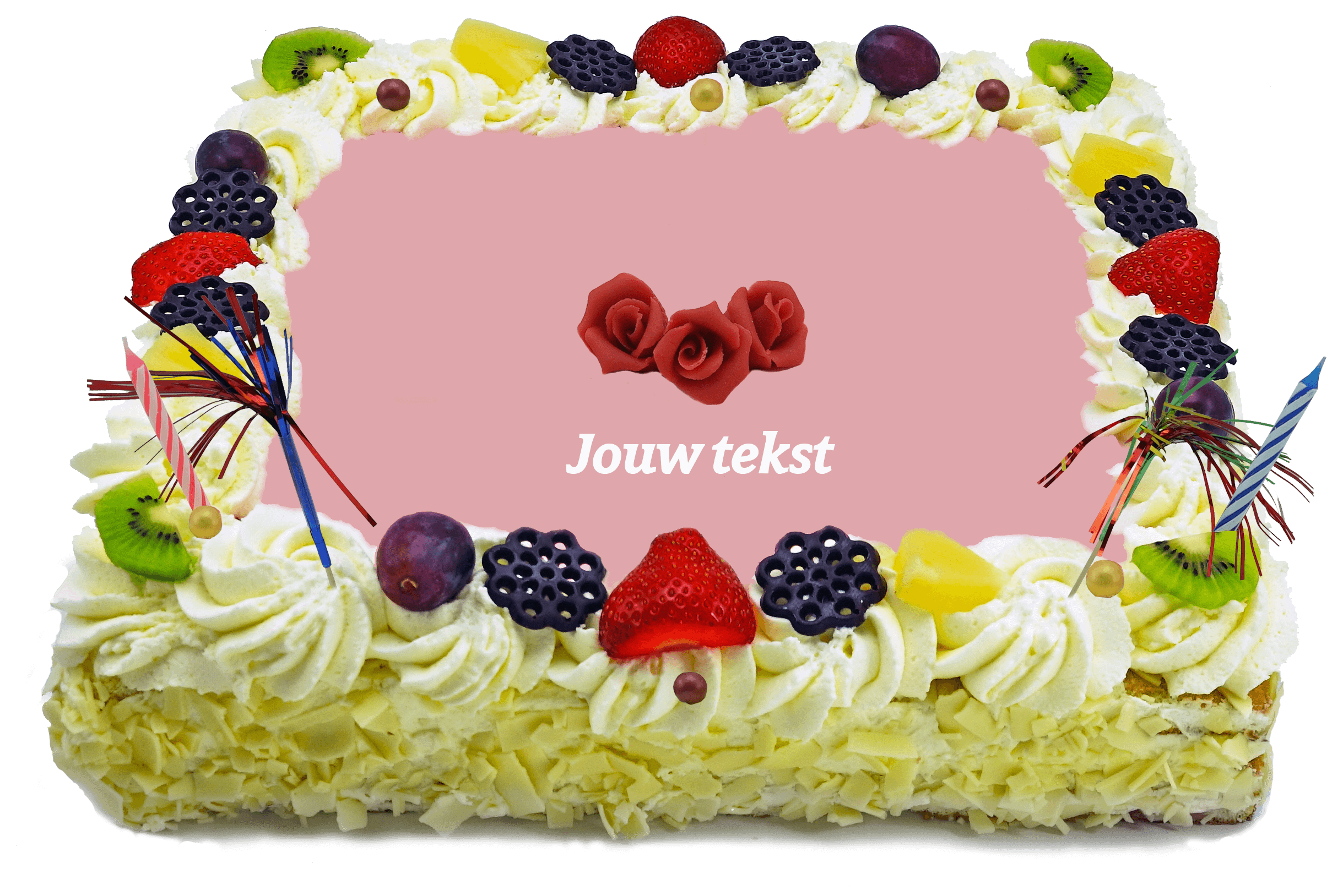 foto taart bestellen bakkerij kwakman (vierkant) - bakkerijkwakman.nl